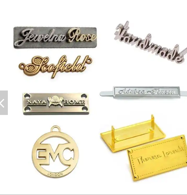 Buy Nameplate Custom 14k Solid Gold Clothes Brass Personalized Magnet ...