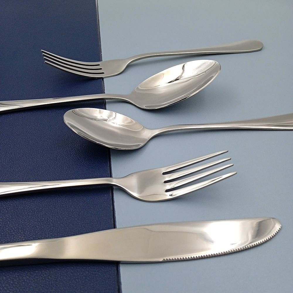 Buy 18/0 Stainless Steel Flatware Set 24 Pieces For 4 People from ...