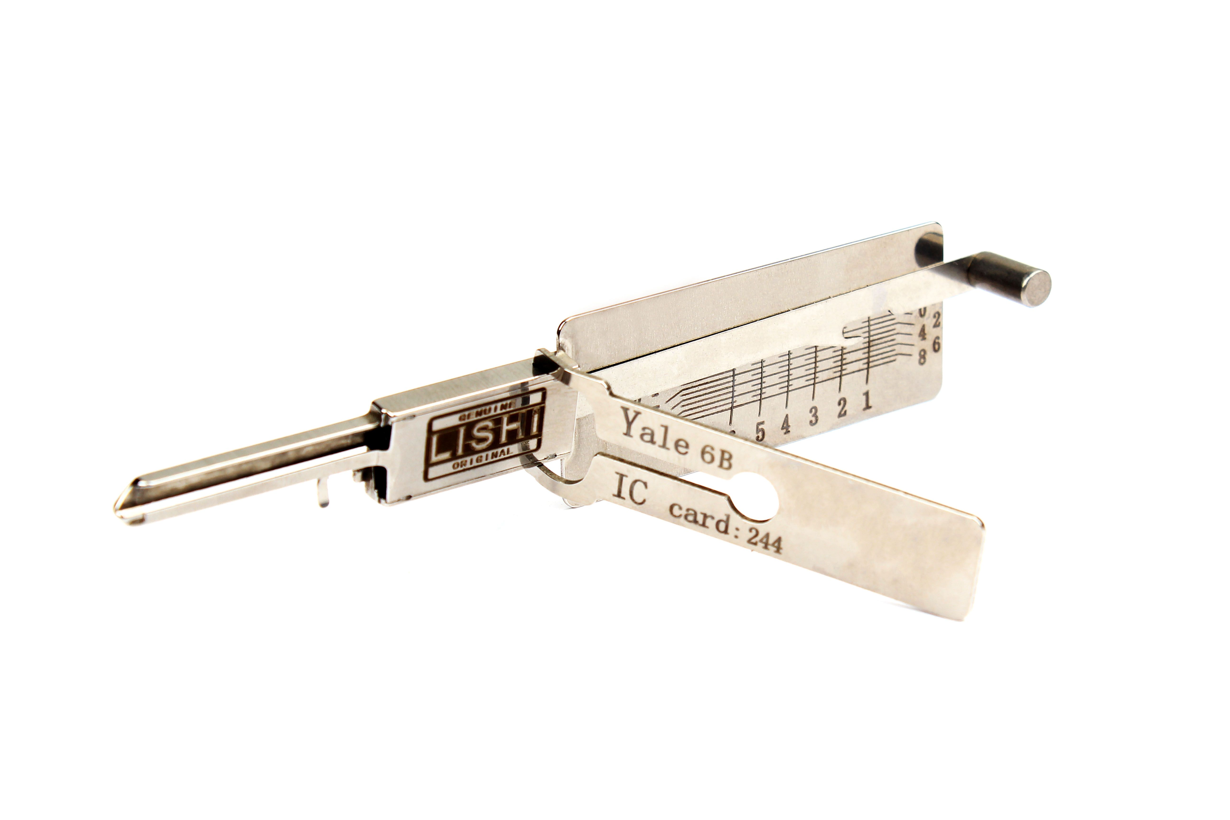 Buy Lishi 2 In 1 Lock Picks Yale 6b Yale 6 Yale 5b Yale5 Decoder from ...