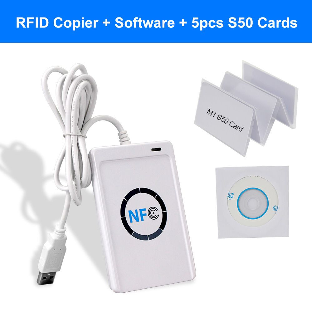 Buy Obo 13.56mhz Rfid Copier Card Reader Writer Nfc Programmer Usb from ...