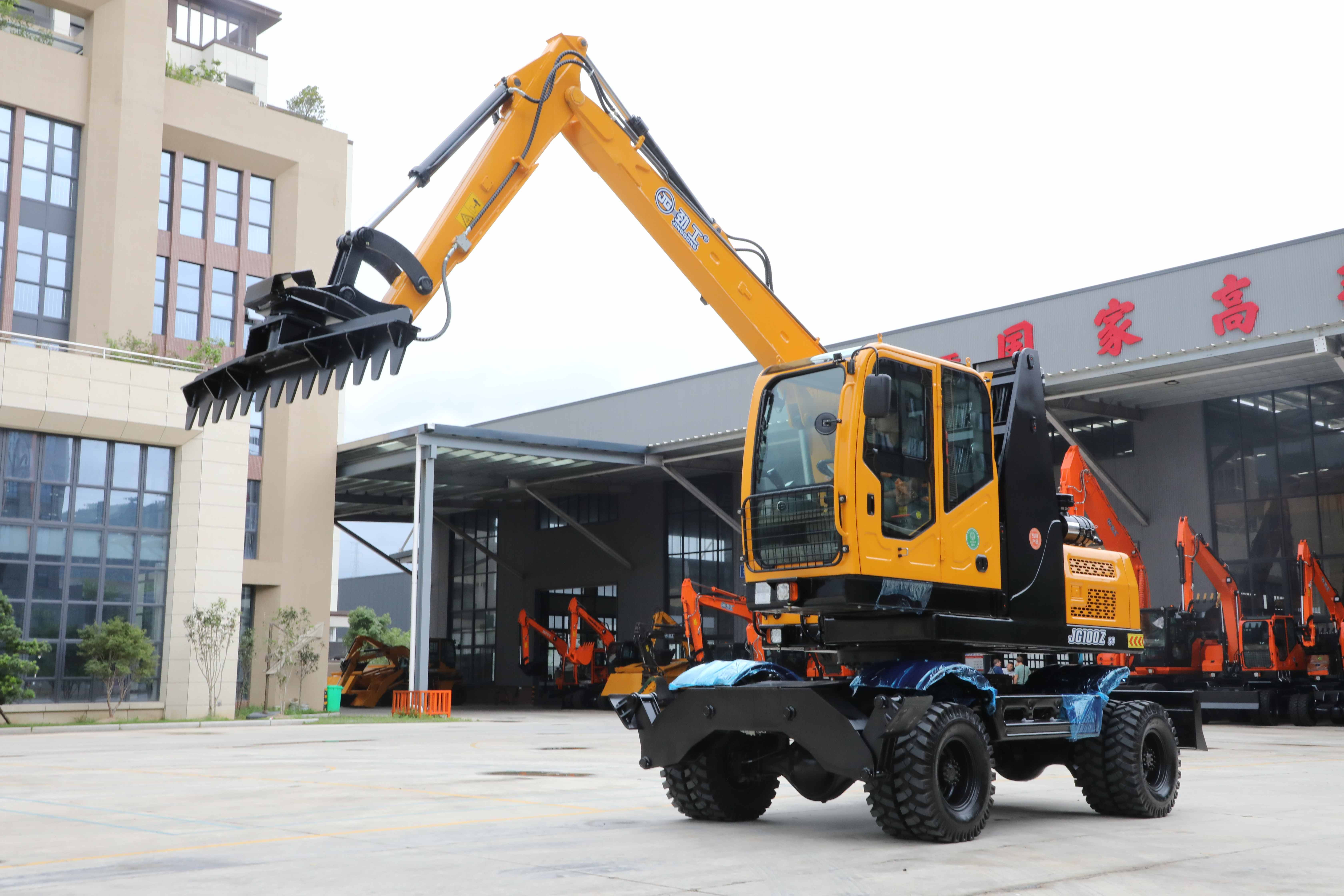 Buy Jg100z 9 Ton Material Trimming Machine With 1800mm Lift Cab 360 ...