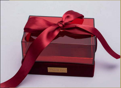 Buy Glossy Lamination, Aqueous Coating Jewelry Box With Acrylic Window ...