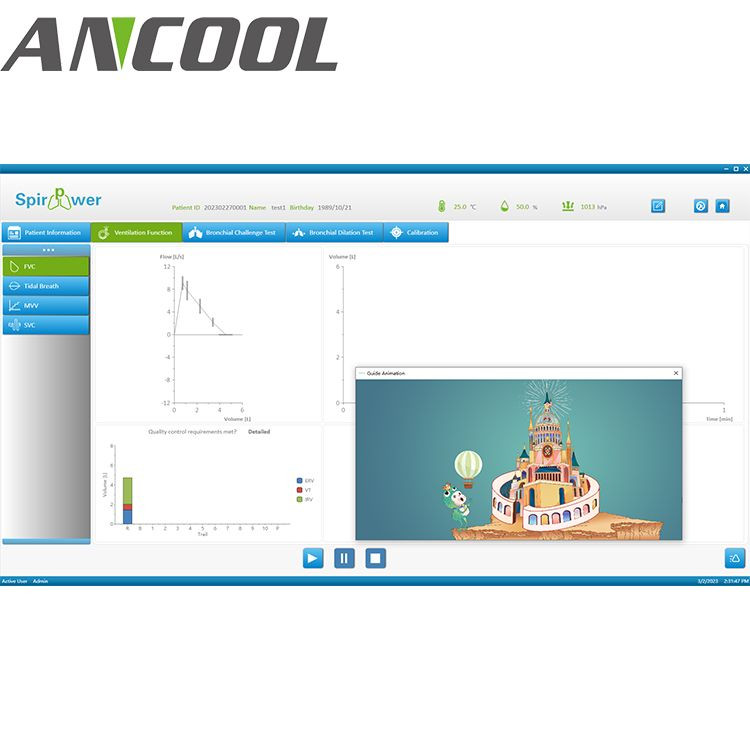 Buy Ancool Spirometer Spiropower Respiratory Diagnose Device For from ...
