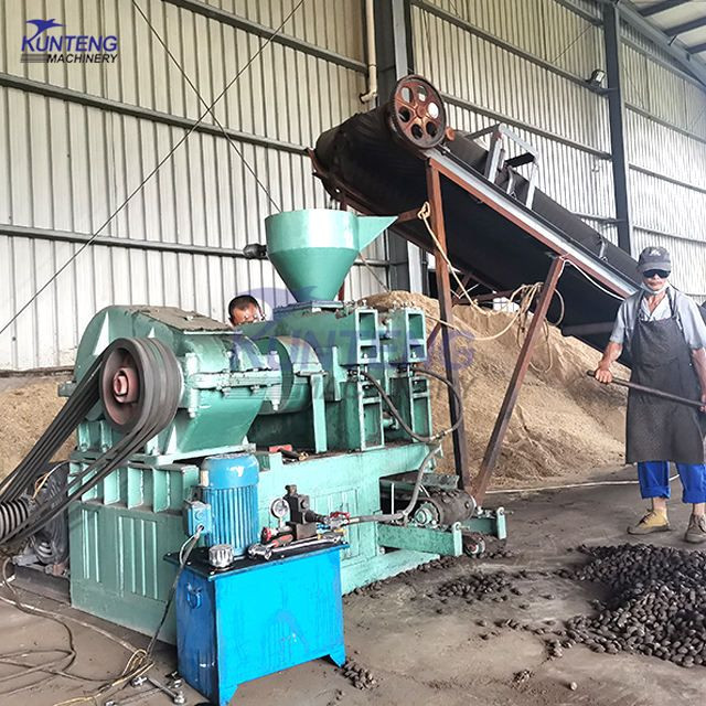 Buy High Pressure Briquetting Ball Pressing Machine Roll Forming Ore ...