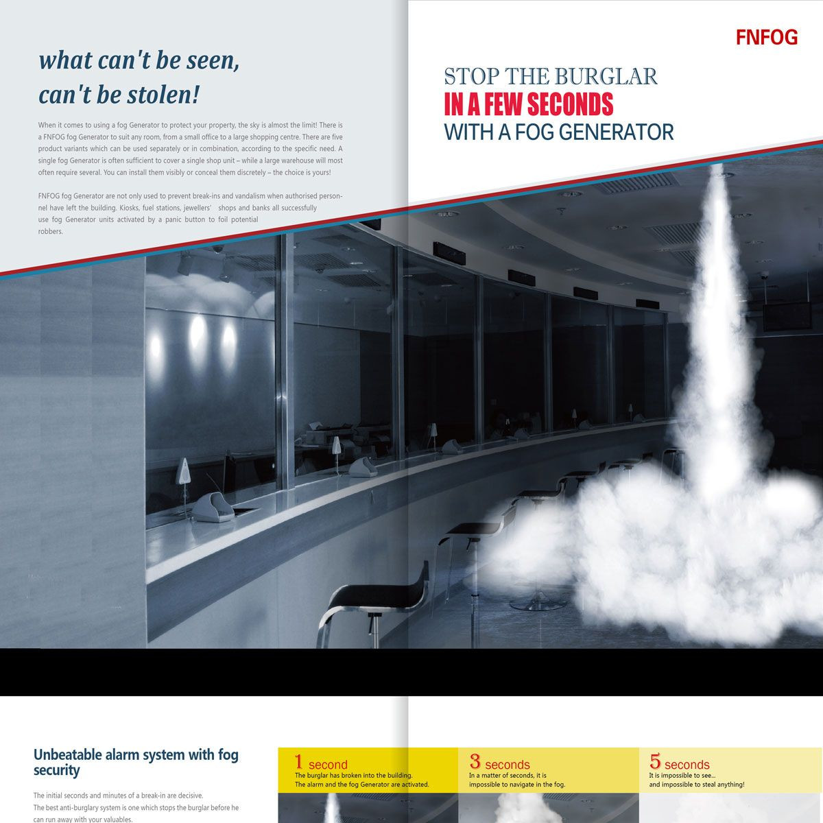 Buy Anti Theft Smoke Fog Machine Security Anti Burglary Alarm System ...