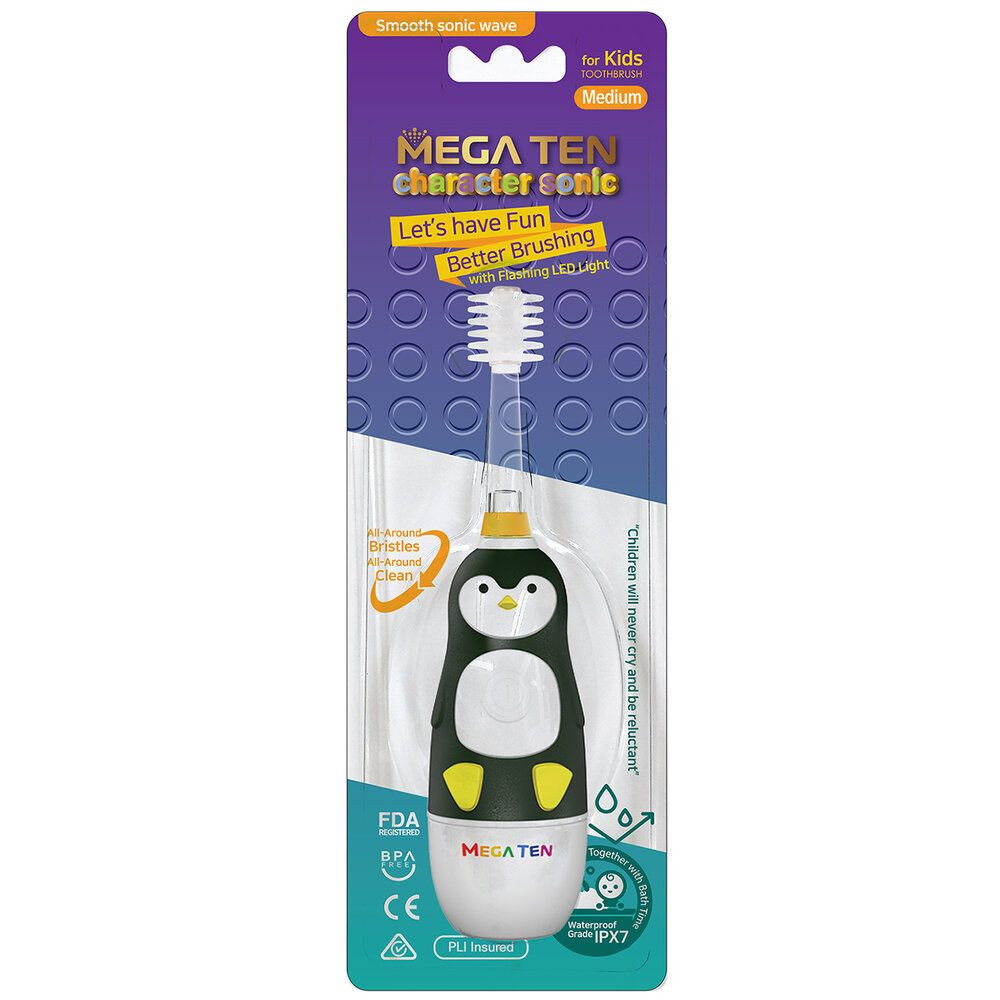 Buy Mega Ten Kids Sonic Toothbrush Single Pack from One Star ...