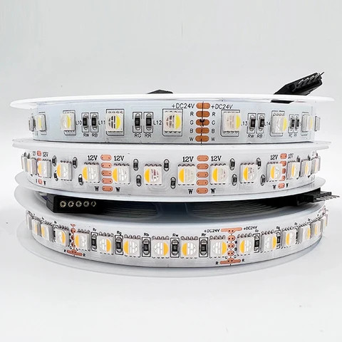 Buy 2023 Popular 5050 Rgbw Led Strip 24v 120 Leds/m 4-in-1 12v Dynamic ...