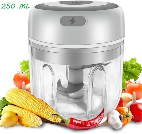 Buy 250ml Mini Portable Hand Powered Food Chopper Kitchen Automatic ...