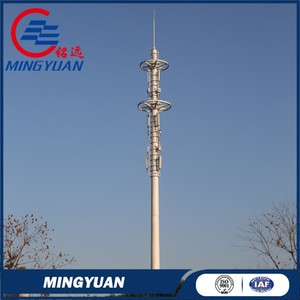 Buy 30m Telecommunication Steel Monopole Tower from Jiangsu Mingyuan ...