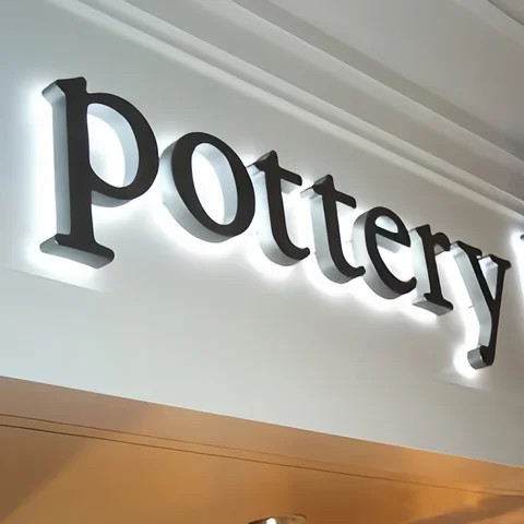 Buy 3d Acrylic Letters Luminous Signs Led Sign Lights Led Business ...