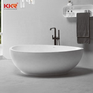 Buy 52 Inch Freestanding Acrylic Stone Triangle Shape Bathtubs from ...