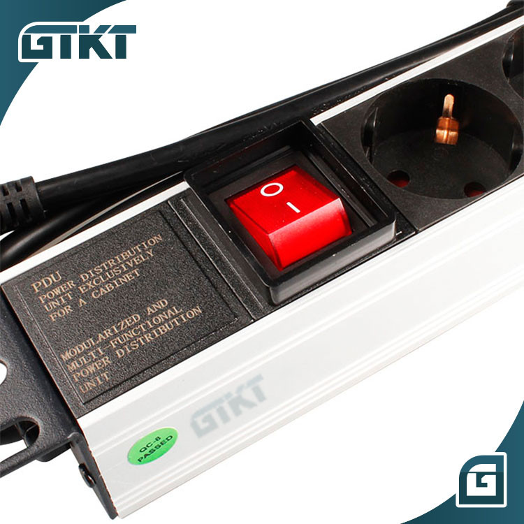 Buy 8 Way Pdu Power Distribution Unit Germany Socket Rack Mount Pdu ...