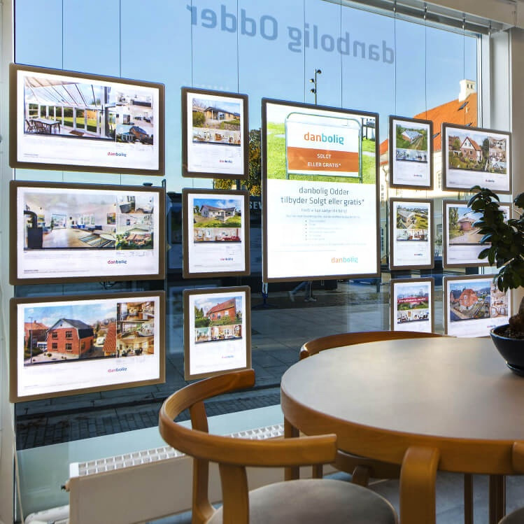 Buy A3 A4 Hanging Led Backlight Window Display Accessories Light ...