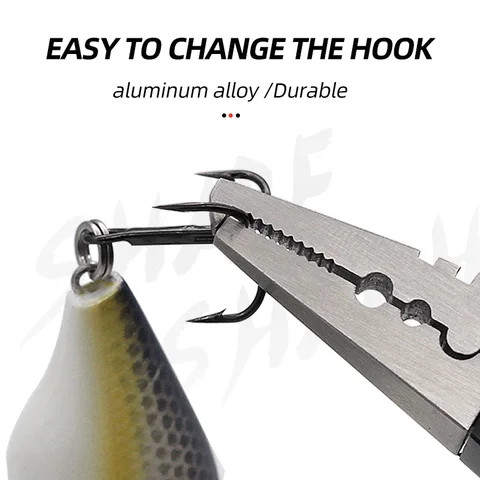 Buy Aluminium Alloy Fishing Pliers With Locks Saltwater Hook Remover ...