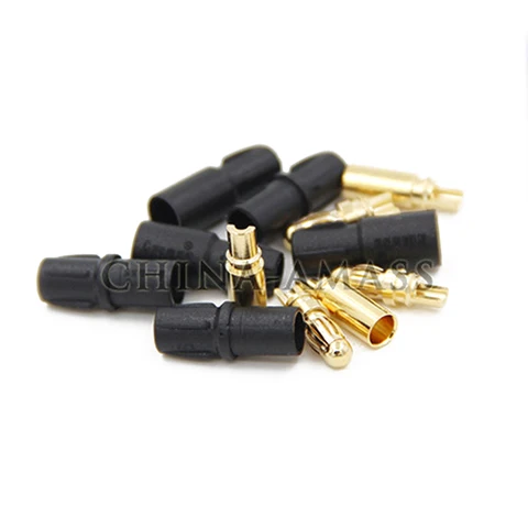 Buy Amass 3.5mm Sh3.5 Gold Plated Bullet Banana Plug Male And Female ...