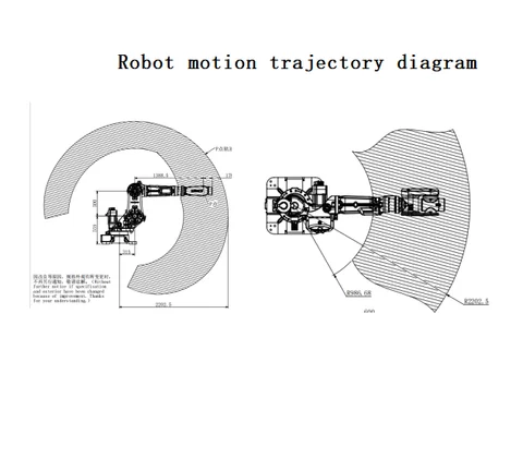 Buy Automatic Industrial Bending Robotic Arm Brtirbr2260a Industrial ...