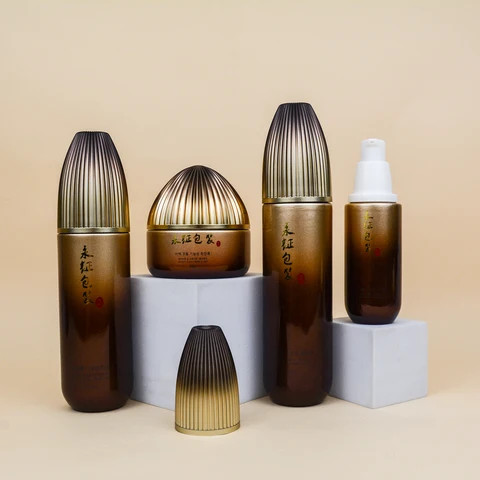 Buy Bullet Shape New Cosmetic Glass Bottle 30g 50g 40ml 100ml 120ml ...