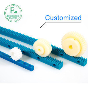 Buy Cnc Machined Mc Nylon Plastic Gear Rack Pinion Gears For Sliding ...