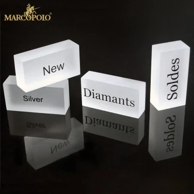 Buy Cube Block Plaque Sign Block Desktop Printing Logo Name Plate ...