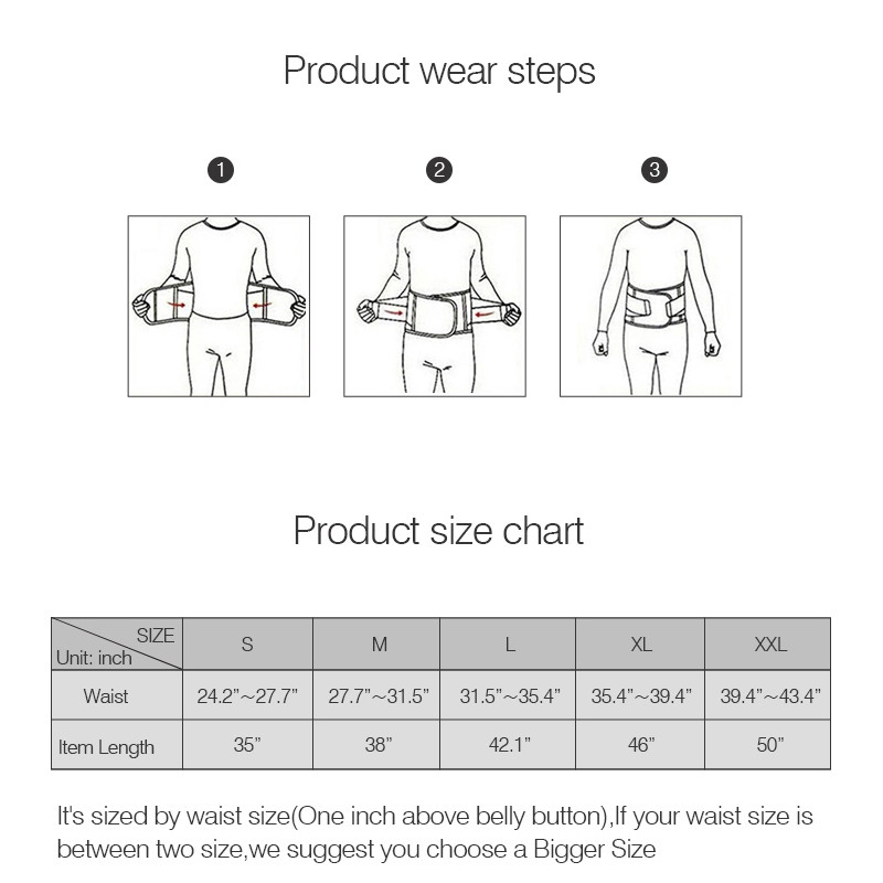 Buy Custom Adjustable Tummy Safety Girdle Elastic Back Lumbar Support ...
