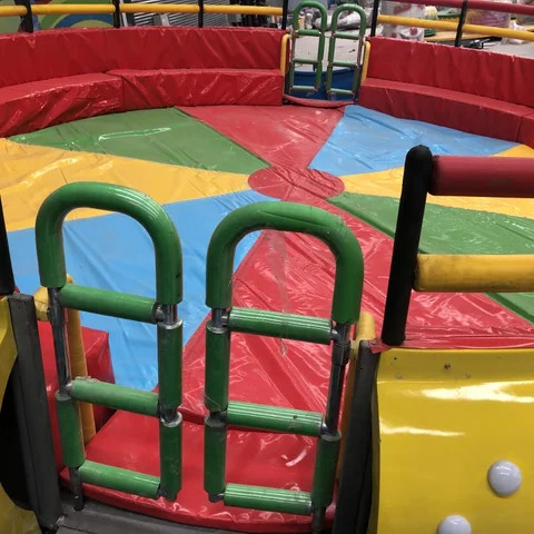 Buy Customized Indoor Disco Turntable Amusement Ride Fiberglass And ...