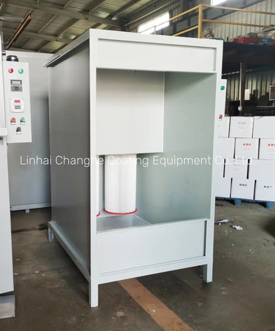Buy Customized Small Manual Powder Coating Booth Spray Paint Room ...