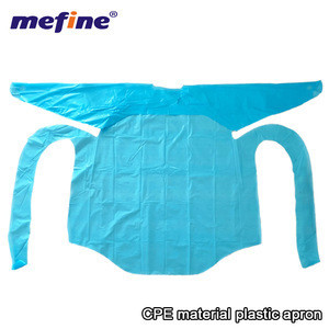 Buy Disposable Plastic Apron With Thumb Loop / Apron Sleeve Plastic ...