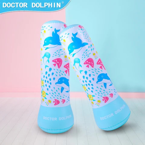 Buy Doctor Dolphin Pvc Foldable Indoor Toy Games Tumbler Kicking Air ...