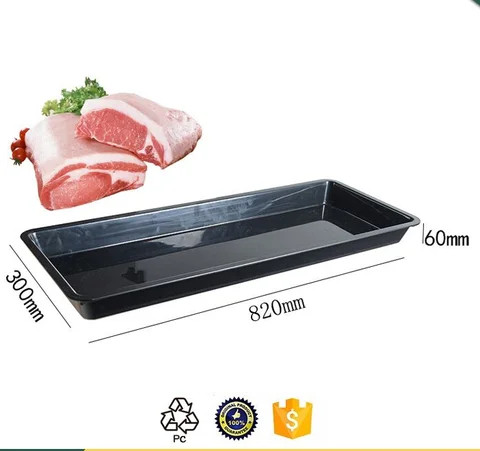 Buy Ecobox Supermarket Plastic Display Pork Trays Display Meat Tray For ...