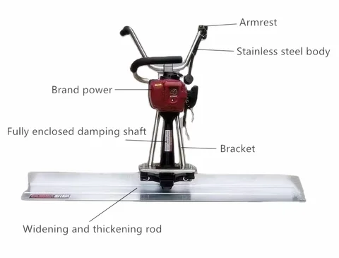 Buy Finishing Machine Concrete Stainless Cement Vibrating Power Screed ...