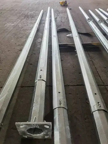 Buy Folding Mid Hinged Octagonal Galvanized Street Steel Lighting Lamp ...