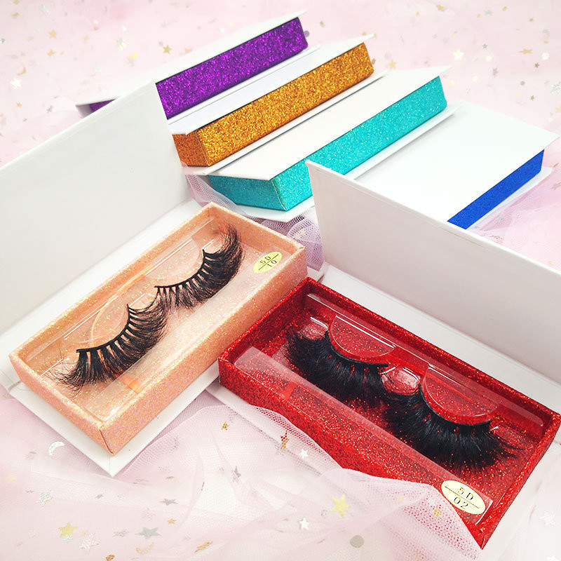 Buy Free Sample 3d Vegan Silk Lashes Wispy 20mm Mink Eyelash Natural 3d ...