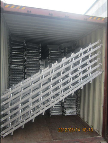 Buy Galvanized Foldable Stairs Steel Ladder With Rung from Changsha ...