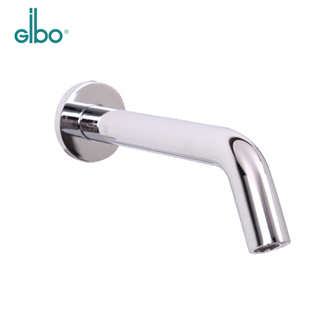 Buy Gibo Brass Wall Mounted Automatic Faucet Gold Color Single Hole ...