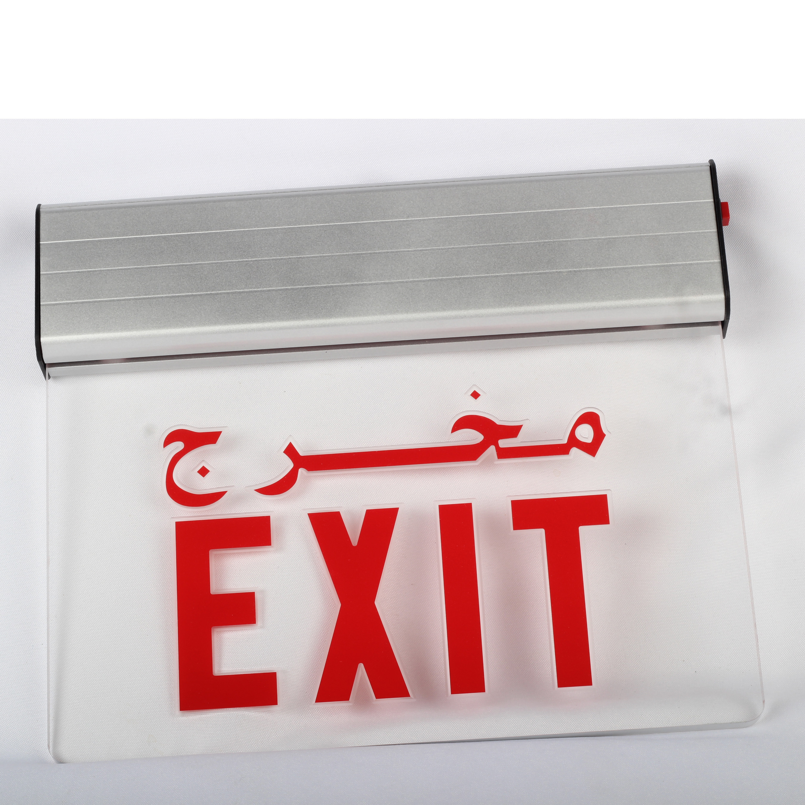 Buy Good Quality The Arab Emergency Transparent Exit Sign Plate Ceiling ...