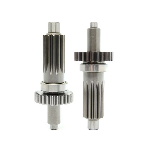 Buy High Precision Custom Small Module Double Gear Shaft Steel Spur ...
