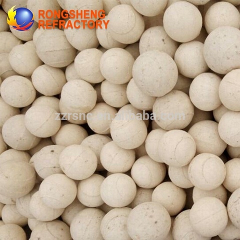 Buy High Temperature Resistance 65% Alumina Ceramic Fire Balls Heat ...