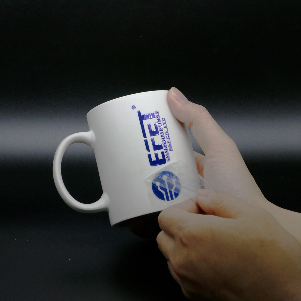 Buy Metallic Labels Custom Logo Stickers Clear Waterproof Transparent ...