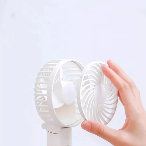 Buy Mobile Phone Holder Desktop Portable Handheld Fan Hand Fan With ...
