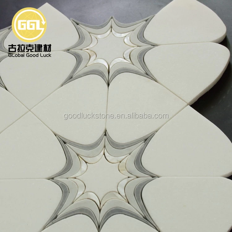 Buy Modern Cam Mozaik Marble Mother Of Pearl Tile Mozaic Pearl Tile ...