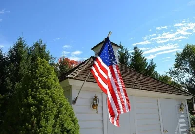 Buy Outdoor Advertising Custom Wall Mounted Flag Pole 180 Degree Wall ...