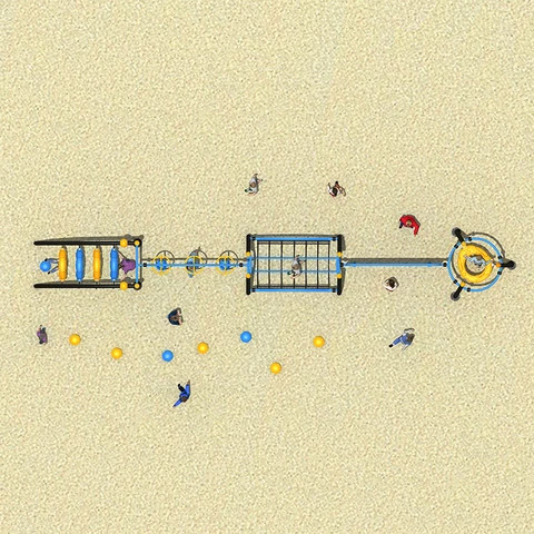 Buy Playground Amusement Park Outdoor Equipment Colorful Plastic Slide ...