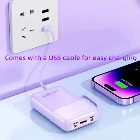 Buy Power Digital Display 20000mah Power Bank Portable Charging Led ...