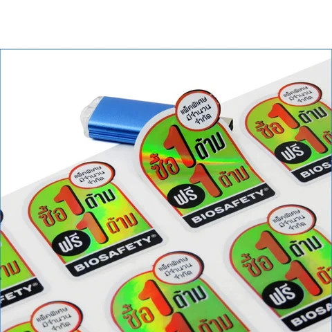 Buy Private Label Sticker Custom Shape And Design Removable Die Cut ...