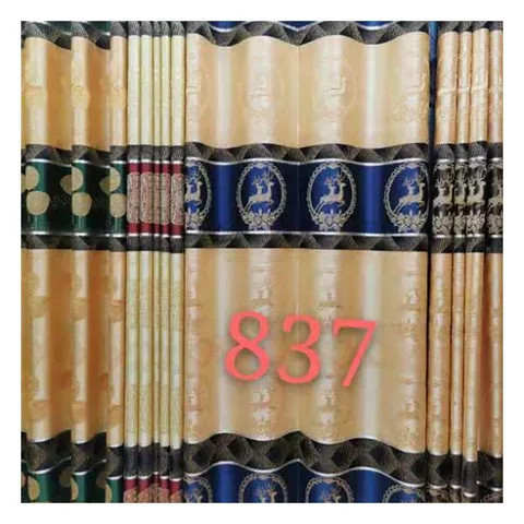 Buy Ready Goods 100% Polyester Rib Style Curtain Fabric Low Moq ...