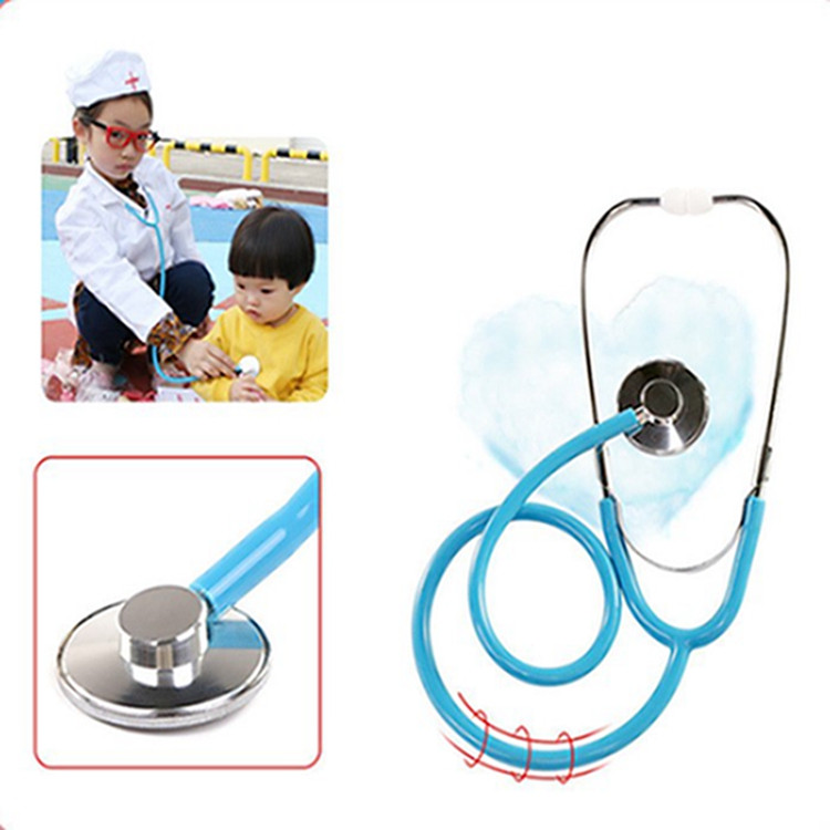 Buy Realistic Stethoscope Role Play Game Wooden Pretend Doctor Set from ...