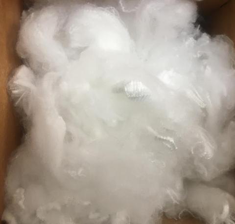 Buy Regenerated Polyester Staple Fiber Recycled With Raw White Color ...