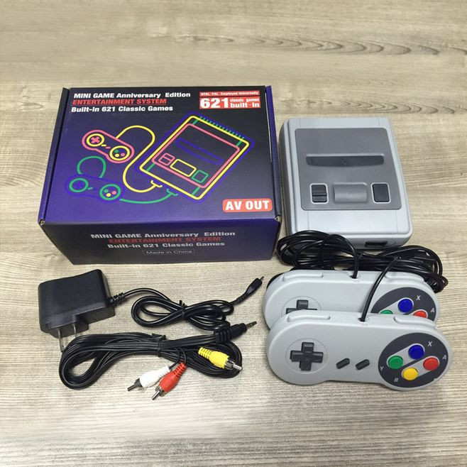 Buy Retro Family Video Game Console Build-in 621 In 1 Double Players 8 ...