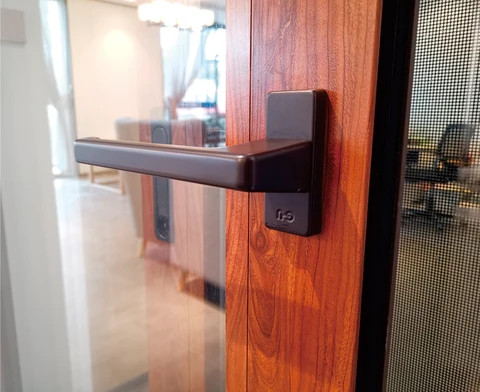 Buy Rg180 Three Track Sliding Door Wood Grain Sliding Door System With ...