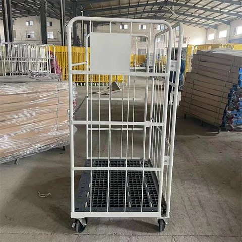 Buy Roller Container Cage Car Collapsible Welding Hand Trolleys ...